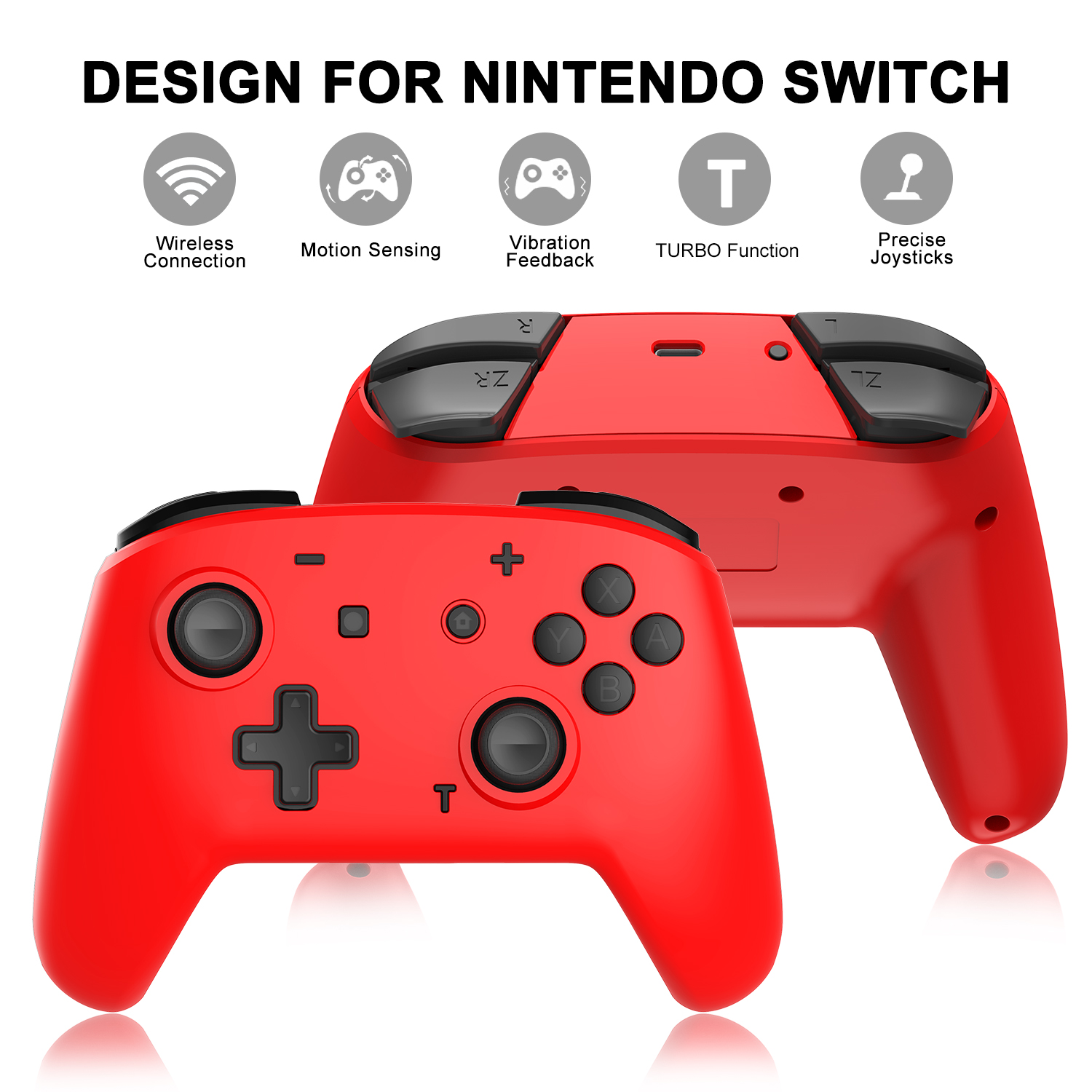 Pengontrol Game Nirkabel Untuk Nintendo Switch, kualitas tinggi ...