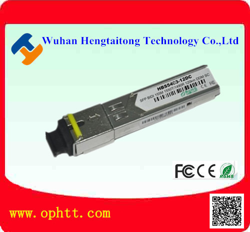 Simplex Sc 155m Sfp Single Fiber 120km 1550nm Bidi Transceiver, High ...