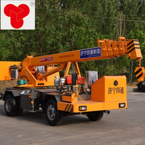 4 Ton Hydraulic Straight Telescopic Boom Crane, High Quality 4 Ton ...