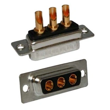 Standard Solder Cup Power D-Sub Connector Machined Contacts,High ...