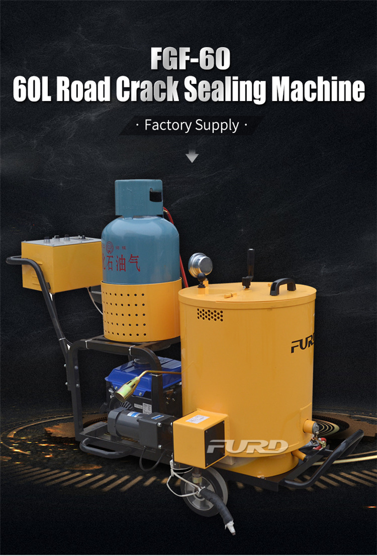 Hand-push Small Gasoline Asphalt Crack Sealing Machine For Sale, High ...