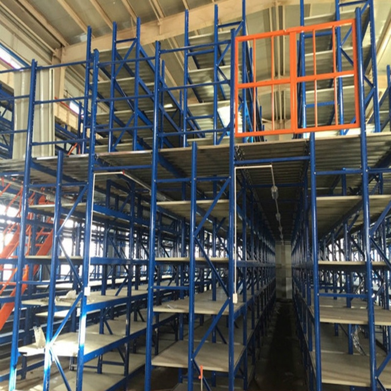 Warehouse Mezzanine Floor For Goods With Forklift Picking/bookshelf ...