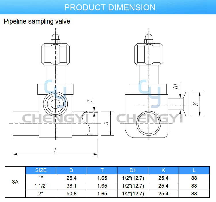 Sanitary Stainless Steel Pipeline Sampling Valve, High Quality Sanitary ...