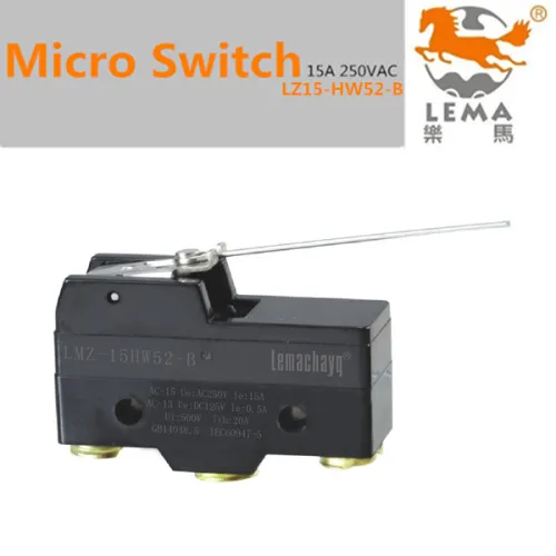 15a 250v Micro Limit Switch Z15-hw52-b, High Quality 15a 250v Micro ...