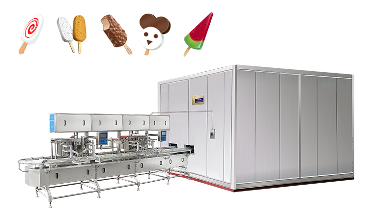 Automatic Industrial Ice Cream Production Line, High Quality Automatic ...