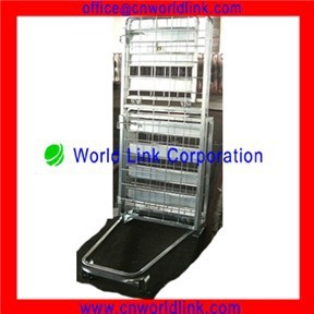 500kgs Mesh Steel Wheeled Foldable Container, High Quality 500kgs Mesh ...