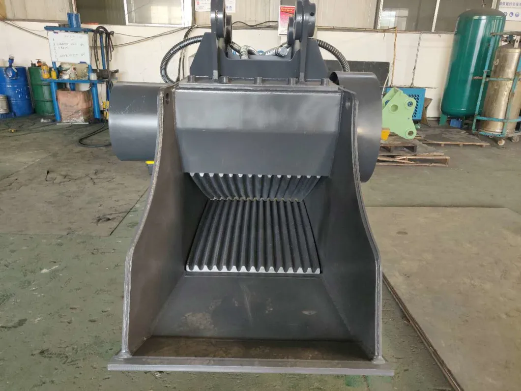 Excavator Attachments Crushing Buckets For Demolition And Recycling ...