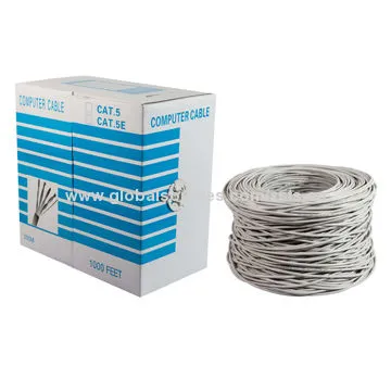 Cat5e Utp Cable, Pvc And Lszh Jacket, Customized Specifications Are ...