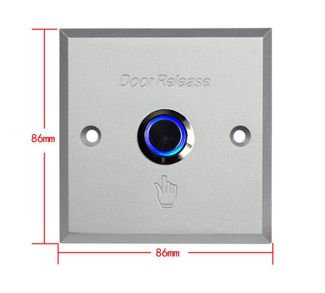 Metal Door Button With Led Backlight Metal Exit Switch Button Door ...