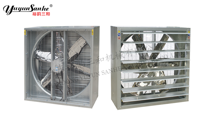 Industrial Wall-mounted Ventilation Exhaust Fan With Direct Motor Drive ...