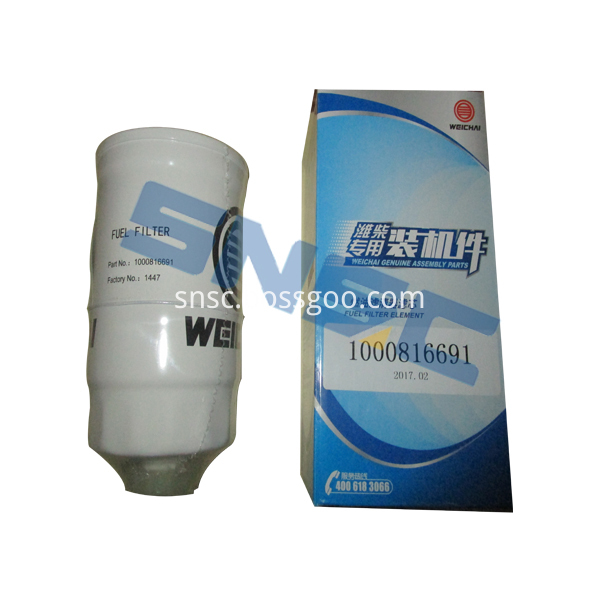 Weichai Wd615 Engine Parts 1000816691 Oil Filter Snsc, High Quality ...