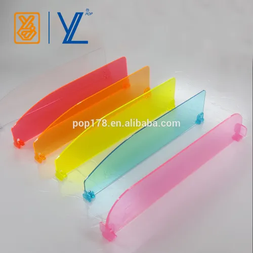 Clear Plastic Supermarket Shelf Dividers, High Quality Clear Plastic ...