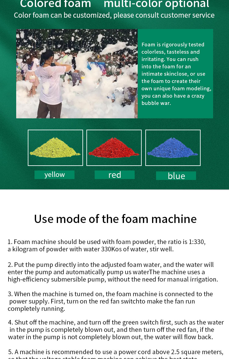 Flight Case Packing Cannon Foam Jet Machine For Pool Party Garden Park ...