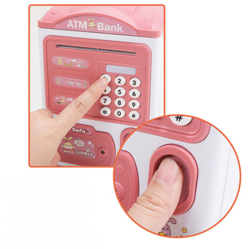 Creative Fingerprint Money Box Atm Password Save Electronic Piggy Banks ...