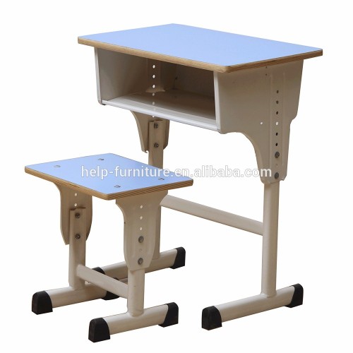 Adjustable School Study Desk And Bench, High Quality Adjustable School ...