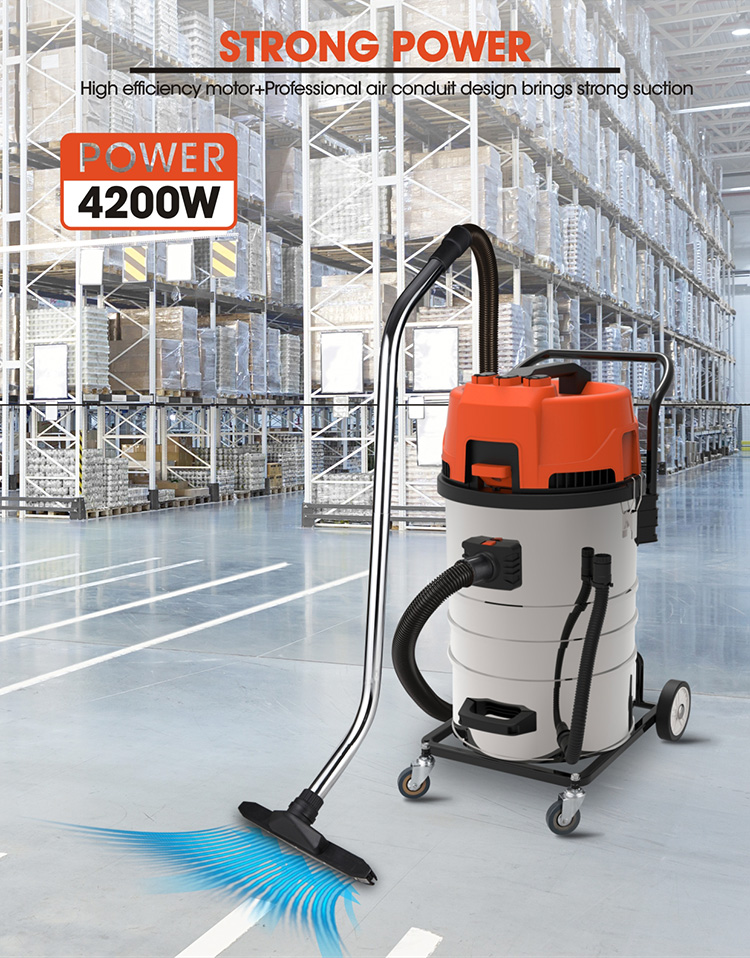 3600w Wet Industrial Heavy Duty Cleaning Machine & Workshop Vacuum ...