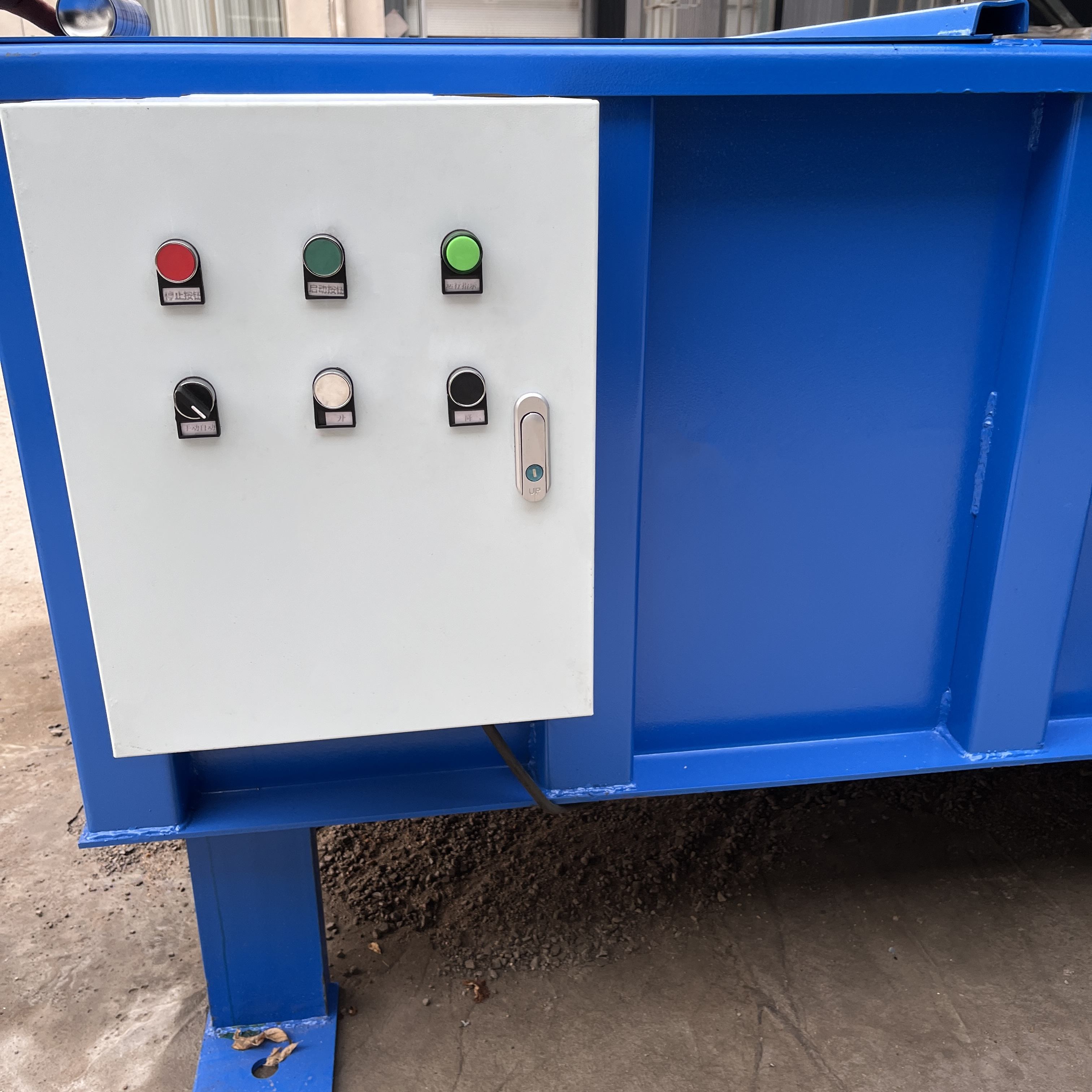 High Quality Small Standalone Garbage Compactor For Industrial Garbage ...