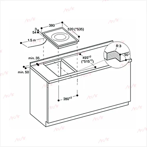 Built-in Induction Hob With Single Zone With Boost, High Quality Built ...