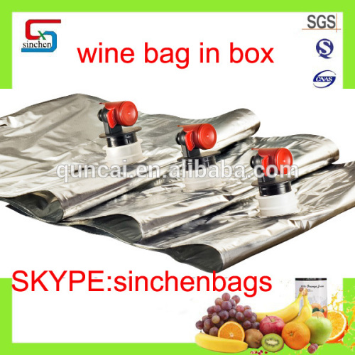 Aluminum Laminated 3l Bag In Box Wine, High Quality Aluminum Laminated ...