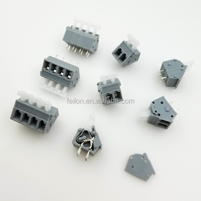 Screwless Soldering Pcb Terminal Blocks, High Quality Screwless ...
