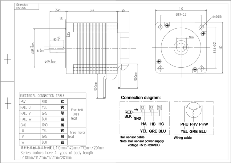 High-power Bldc Motor 72v 2000w 6.5nm Low Noise For Cnc Machines, High ...