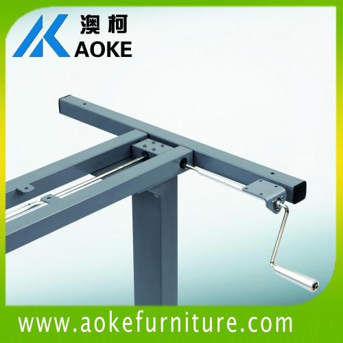 Height Adjustable Desk With Hand Crank, High Quality Height Adjustable ...