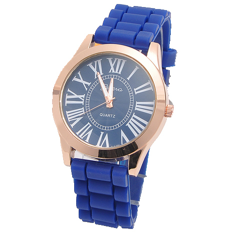 Print Logo Men Leather Alloy Roman Numerals Watches, High Quality Print ...