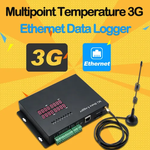 Multipoint Temperature 3g Ethernet Data Logger, High Quality Multipoint Temperature 3g Ethernet ...