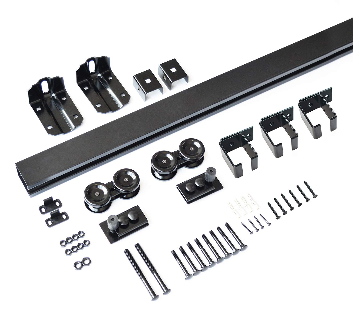 Mount Black Box Track Hardware ประตูโรงนาเลื่อน คุณภาพสูง Mount Black ...