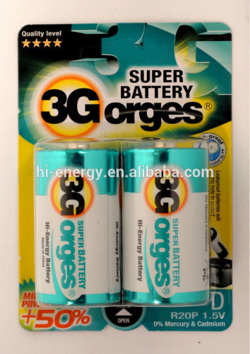 R20 Size D Dry Cell Battery, High Quality R20 Size D Dry Cell Battery ...