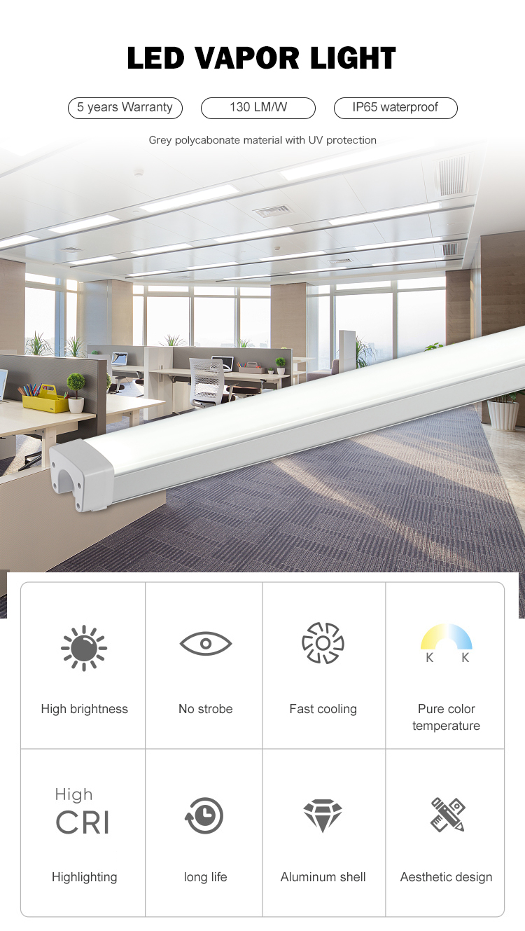 Energy Conservation Waterproof Ip65 Led Batten Lights: 4ft 36w And 8ft ...