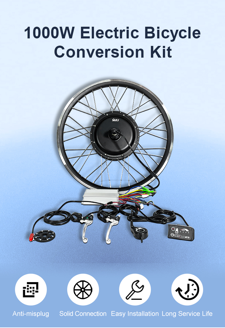 48v 1000w Electric Bike Conversion Kit - Hot Sale Ebike Kit Brushless ...