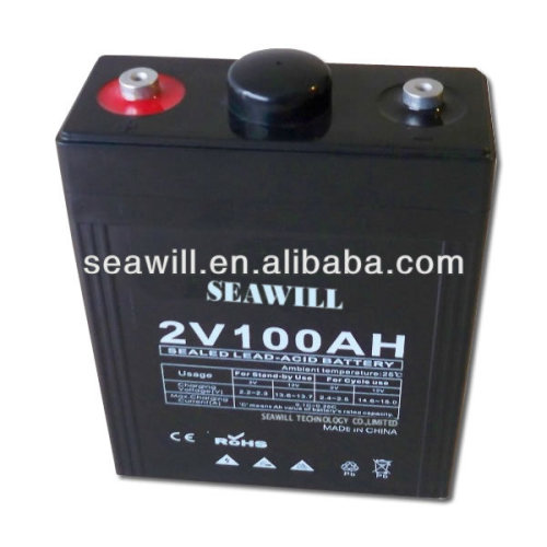 Valve Regulated Rechargeable Battery 2v 100ah, High Quality Valve ...