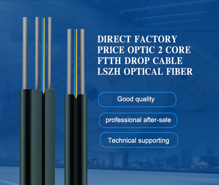 Optictimes Indoor/outdoor Fiber Optic Drop Cable G657a1/g657a2 - 1-4 ...