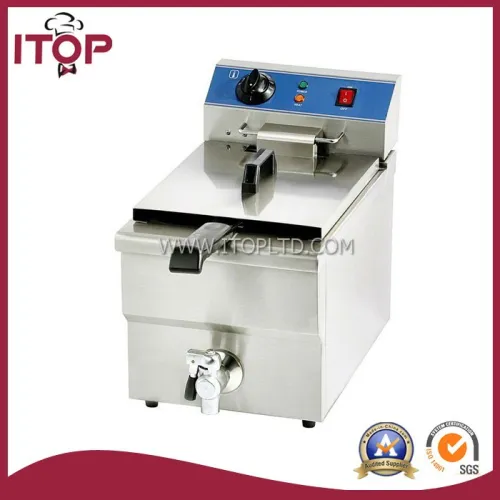 10l Stainless Steel Electric Potato Chips Fryer Machine, High Quality ...