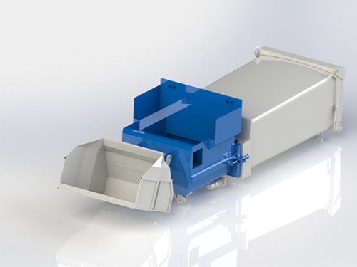 Mobile Trash Garbage Compactor, High Quality Mobile Trash Garbage ...