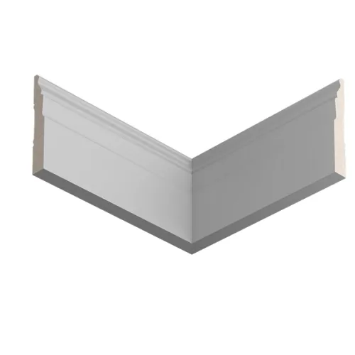White Primed Mdf Moulding Wood Or Lvl Skirting Baseboard, High Quality ...