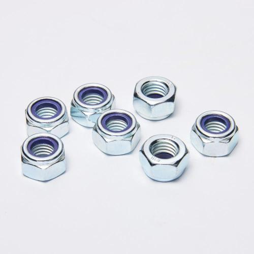 Iso 7040 Grade 12 Zinc Plated Nylon Insert Hexagon Lock Nut, High ...