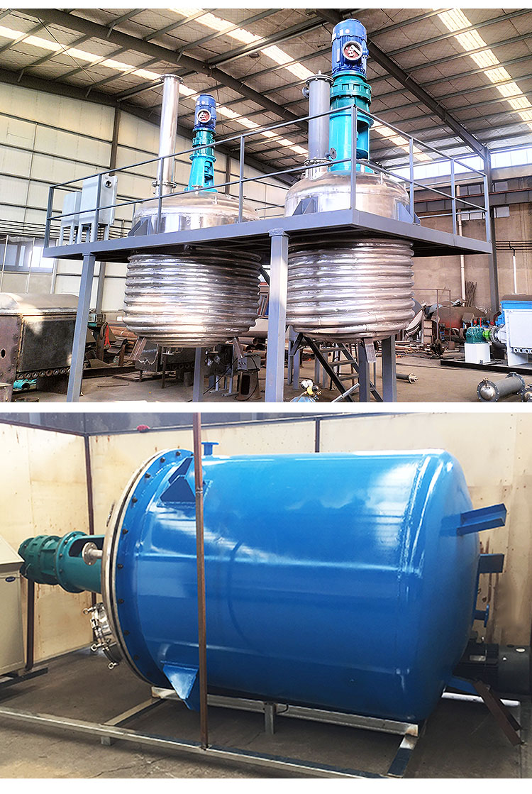 Steel Jacketed Glass Lined Reactor With Condenser Steam Jacket, High ...