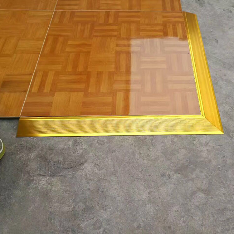 Interlocking Cam-lock Teak Wood Dance Floor - Easy Setup Ground ...