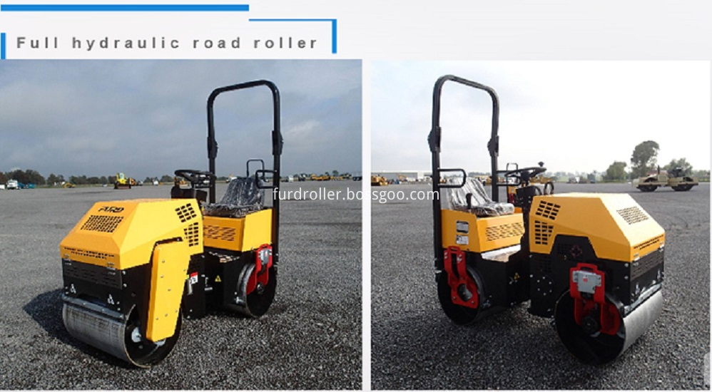 1 Ton Road Roller Compactors Dengan Mesin Honda, kualitas tinggi 1 Ton ...