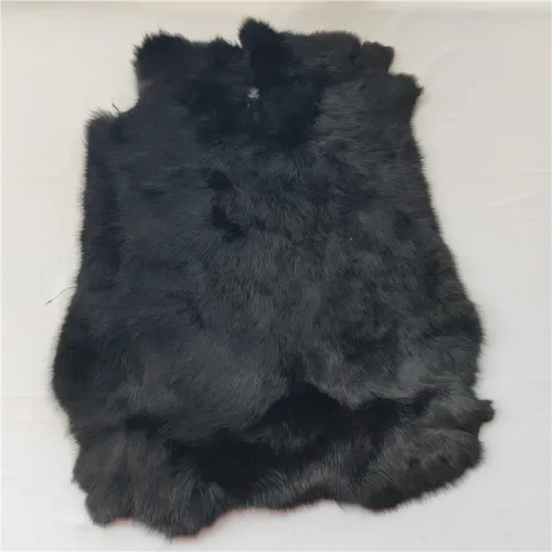 Rabbit Skin Fur Pelt Tanned Domestic Rabbit Hide, High Quality Rabbit ...