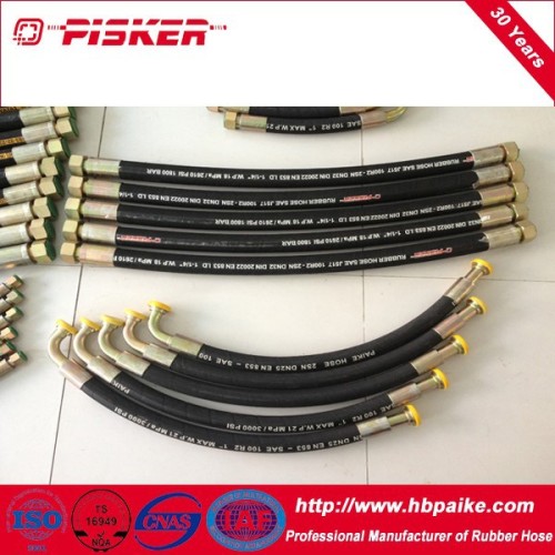 Din Sae 100r1 High Pressure Nbr Hydraulic Hose, High Quality Din Sae ...