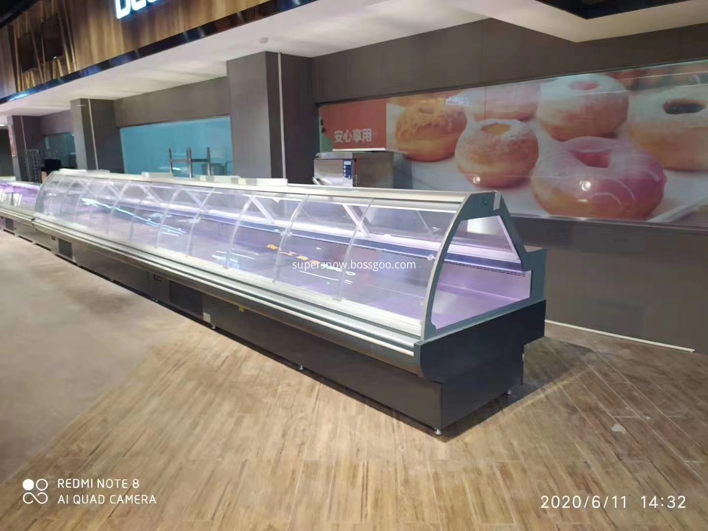 Kulkas Display Daging Komersial Terbuka Depan Untuk Dijual, kualitas ...