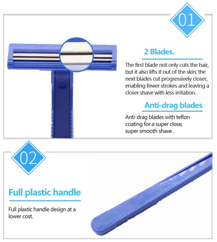 Triple Blade Disposable Shaving Razors For Men, High Quality Triple ...