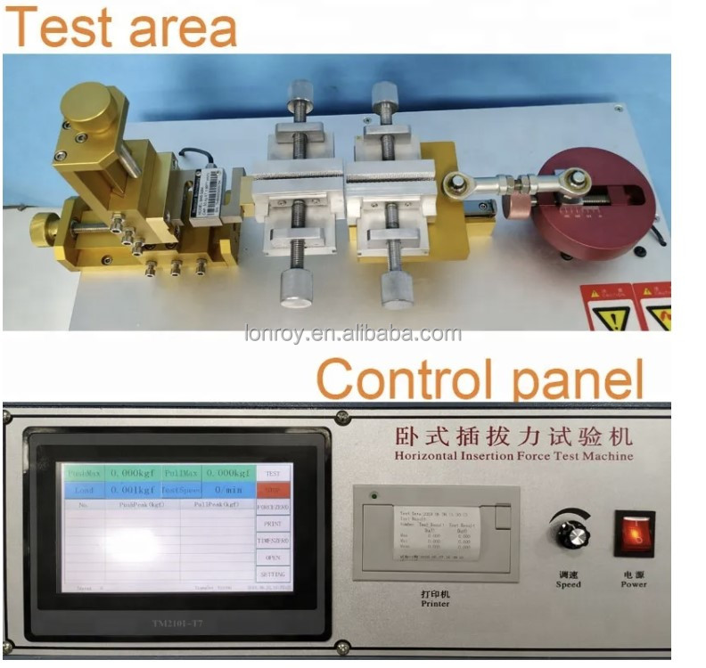 Horizontal Plug And Pull Force Test Machine, High Quality Horizontal ...