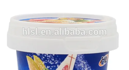 125ml Wholesale Plastic Vanilla Ice Cream Cups,disposable Plastic Ice ...