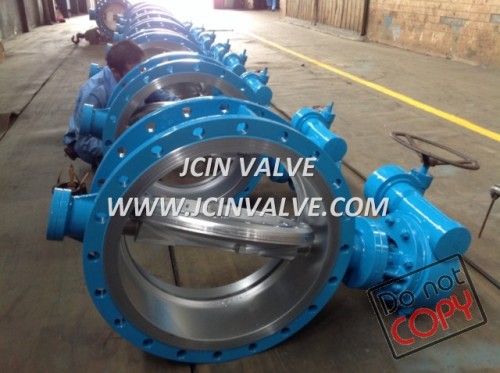 Triple Eccentric Butterfly Valve With Worm Gear For Electric Actuator (d(9)343h), High Quality ...