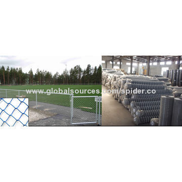 Chain-link Fencing With Woven Diamond Pattern Provides Strong, Durable ...