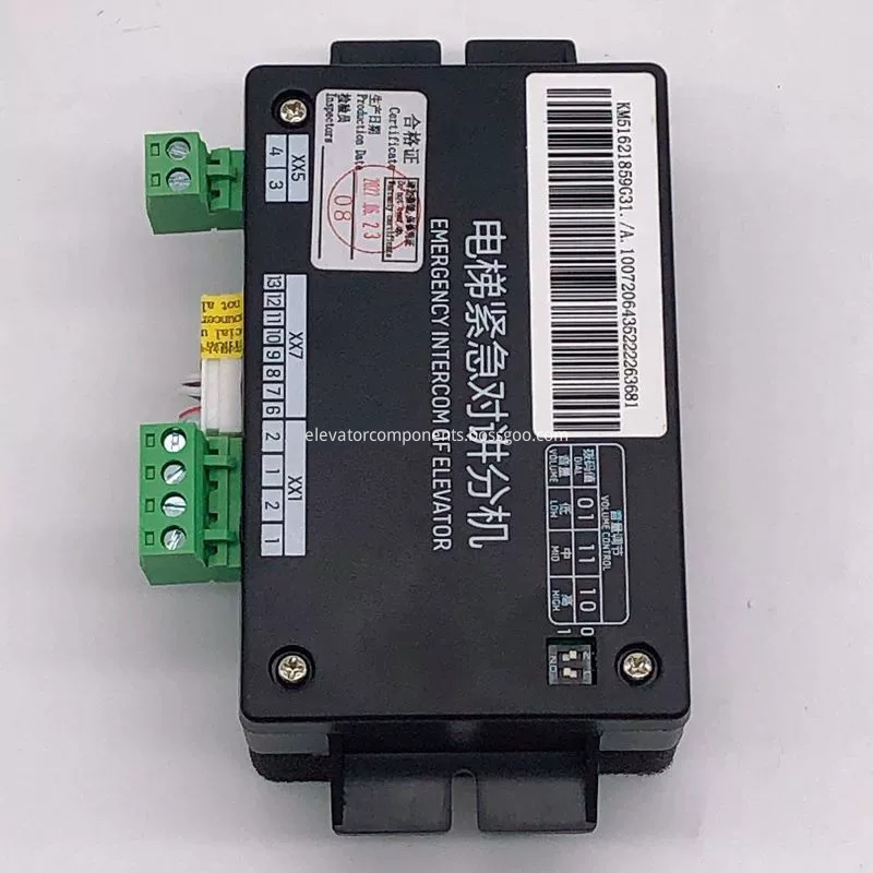 Km51621859g31 Main Cop Intercom สำหรับลิฟต์ Kone คุณภาพสูง ...